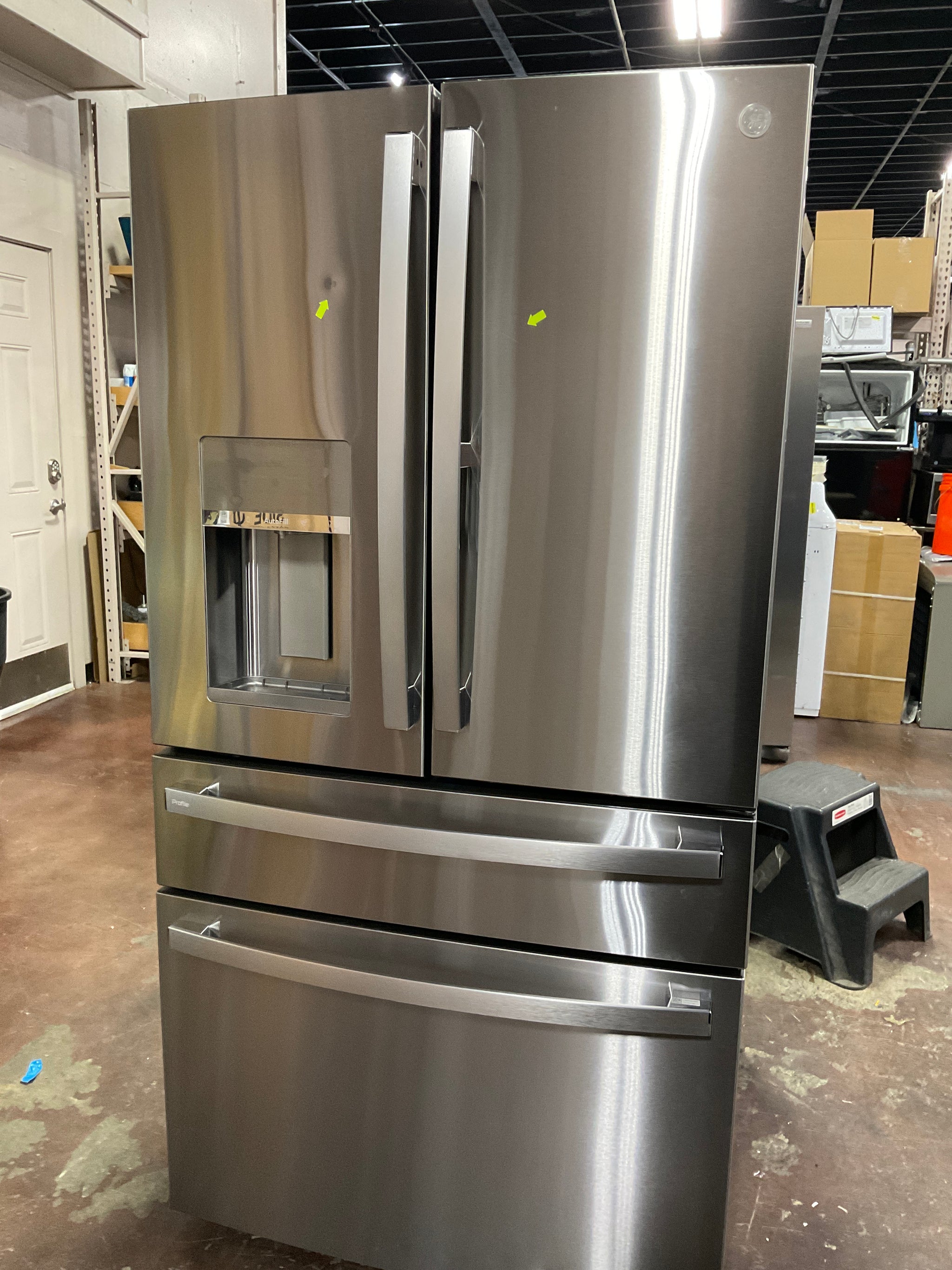 GE Profile™ ENERGY STAR® 27.9 Cu. Ft. Smart Fingerprint Resistant 4-Do ...